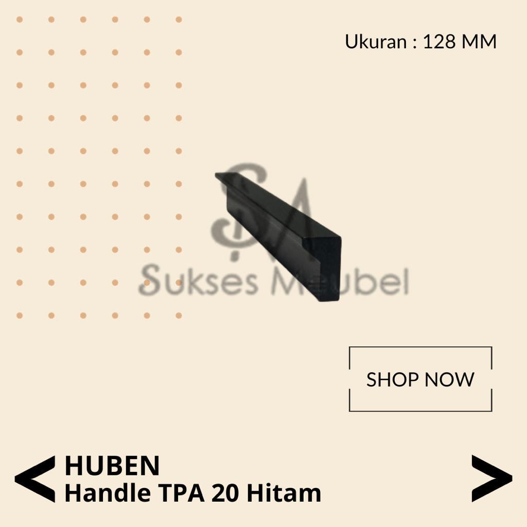 Jual HUBEN Handle TPA 20 - 128 Hitam + Sekrup | Tarikan Laci / Lemari ...