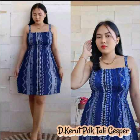 Jual Dress Kerut Tali Kemben Bali Rayon Adem Fashion Wanita Terbaru ...