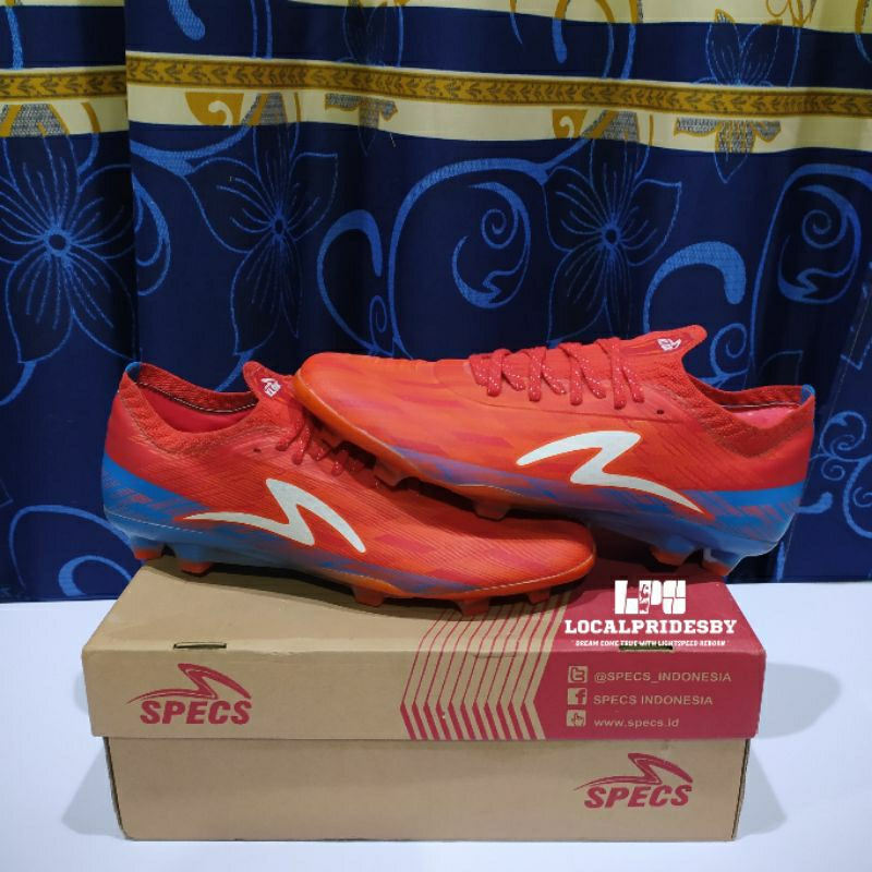Jual Sepatu Specs Lightspeed II Elite SE Marcklok FG - Premier Red Blue ...