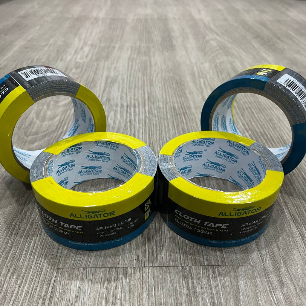 Jual Lakban Hitam / Lakban Kain Hitam Cloth Tape Lebar 36mm dan 46mm ...