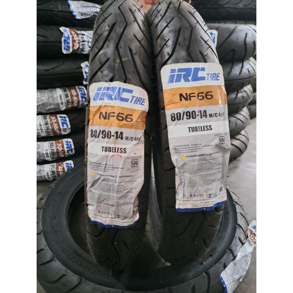 Jual Ban IRC 80/90-14 NF66 Tubeless ban depan motor matic ring 14 ...