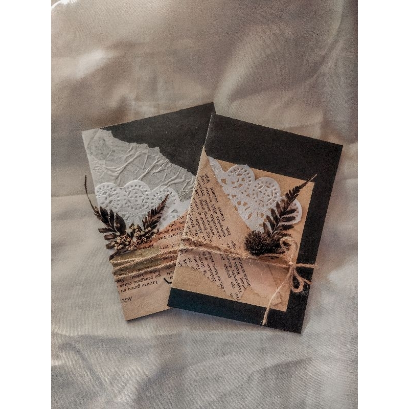 Jual Kartu Ucapan Rustic | Greeting card Vintage. | Shopee Indonesia