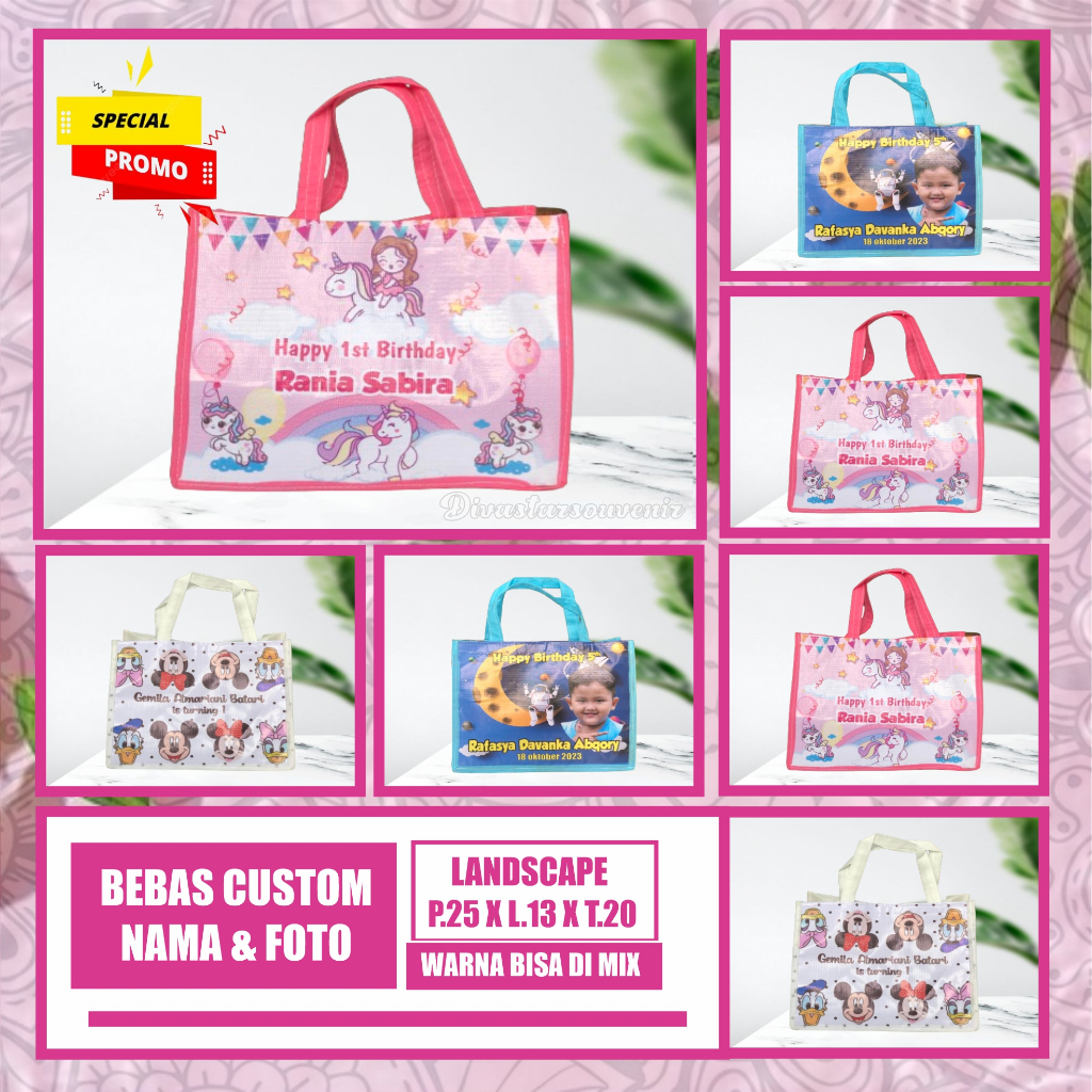 Jual Tas ultah/ Tas Ulang Tahun Anak/ Tas Ultah Murah/ Tas ulang Tahun ...
