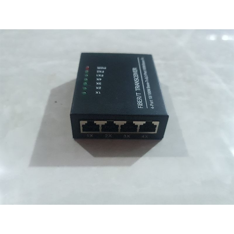 Jual converter fiber optik normal 2 fo 4 lan | Shopee Indonesia