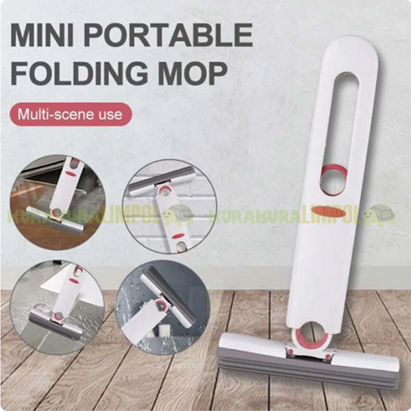 Jual Alat Pel Mini Lipat Portable Mini Mop Spons Pembersih Dapur Kaca ...