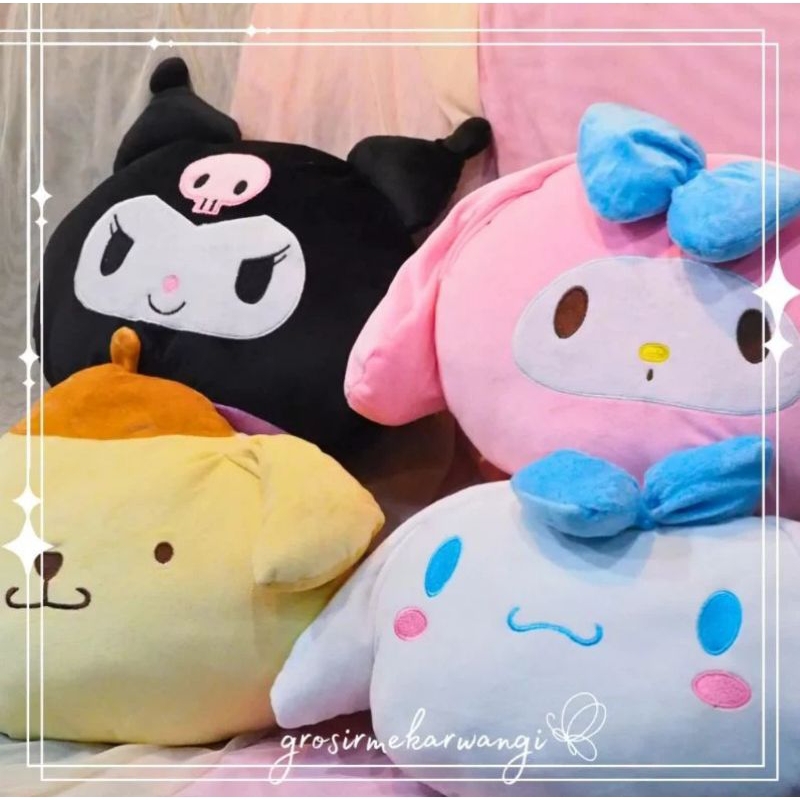 Jual BONEKA BANTAL KEPALA KARAKTER, KUROMI, CINAMOROLL, MELODY UKURAN 40CM HALUS LEMBUT | Shopee ...