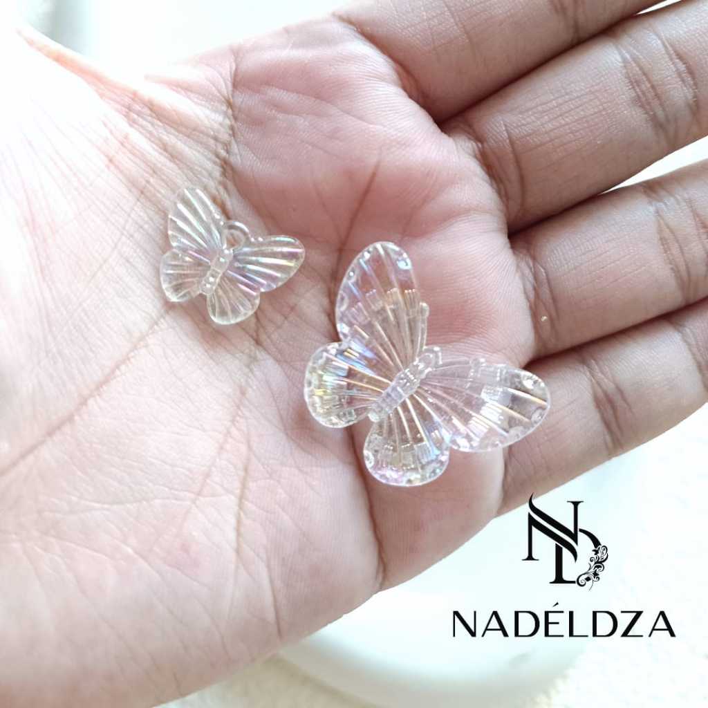Jual Manik Charm Kupu AB Transparan (25gr) | Shopee Indonesia
