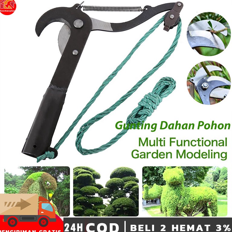 Jual Gunting Dahan Tree PrunerGunting Dahan TarikGunting Tali Gergaji Pohon Anti Karat Gunting ...