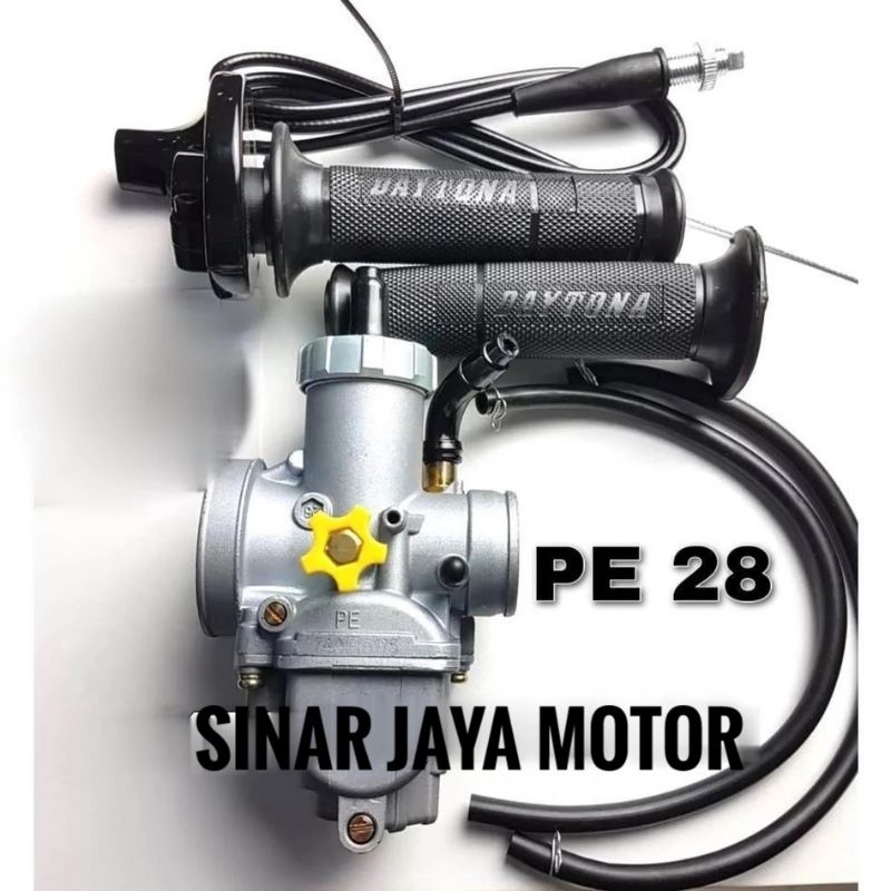 Jual karburator karbu pe 24 26 28 racing universal plus gaspontan ...