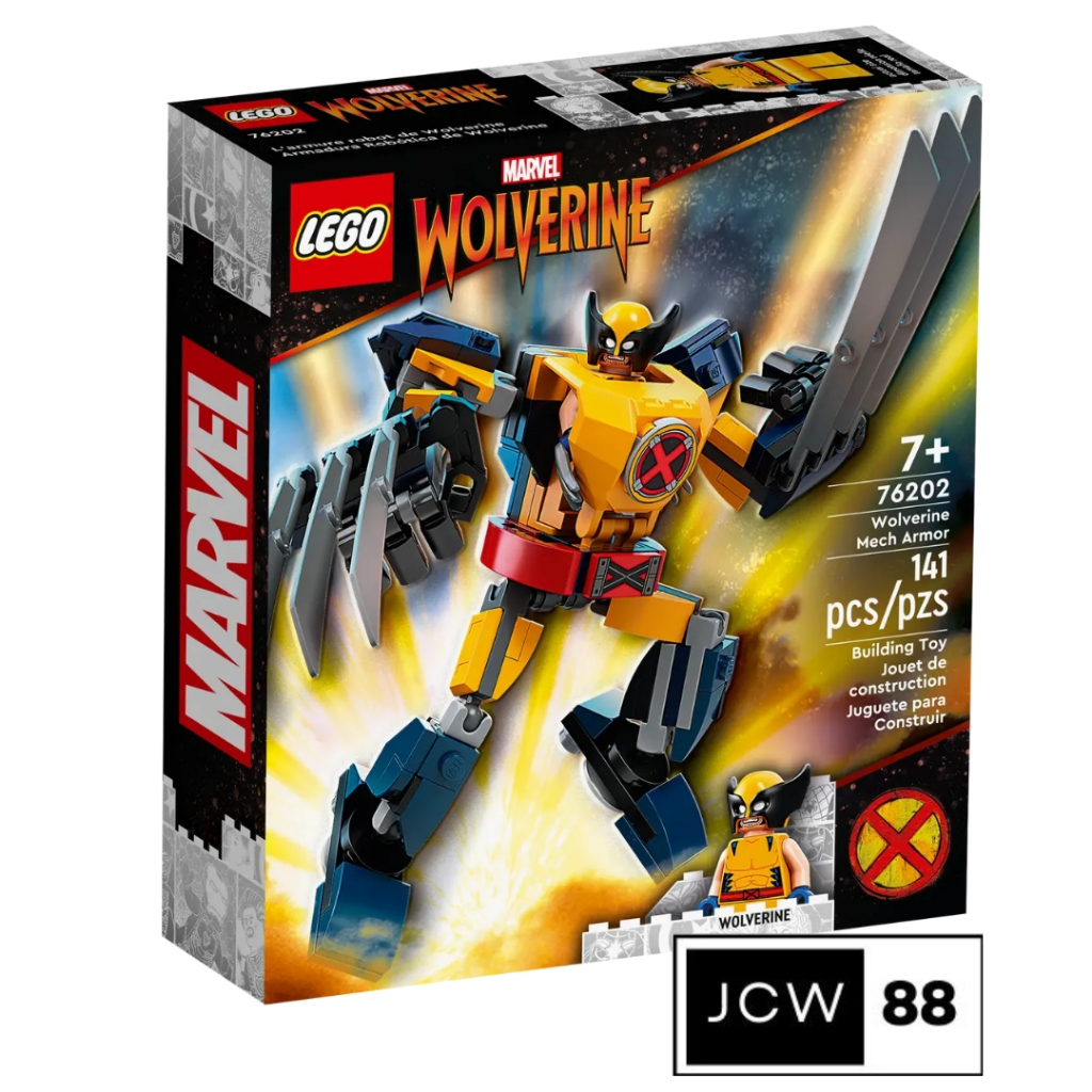 Jual Lego 76202 SuperHeroes Wolverine Mech Armor mainan anak pahlawan ...