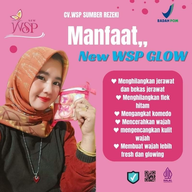 Jual WSP GLOW WSP CREAM WSP SKINCARE WSP GLOW AMAN DIPAKAI BUMIL&BUSUI ...