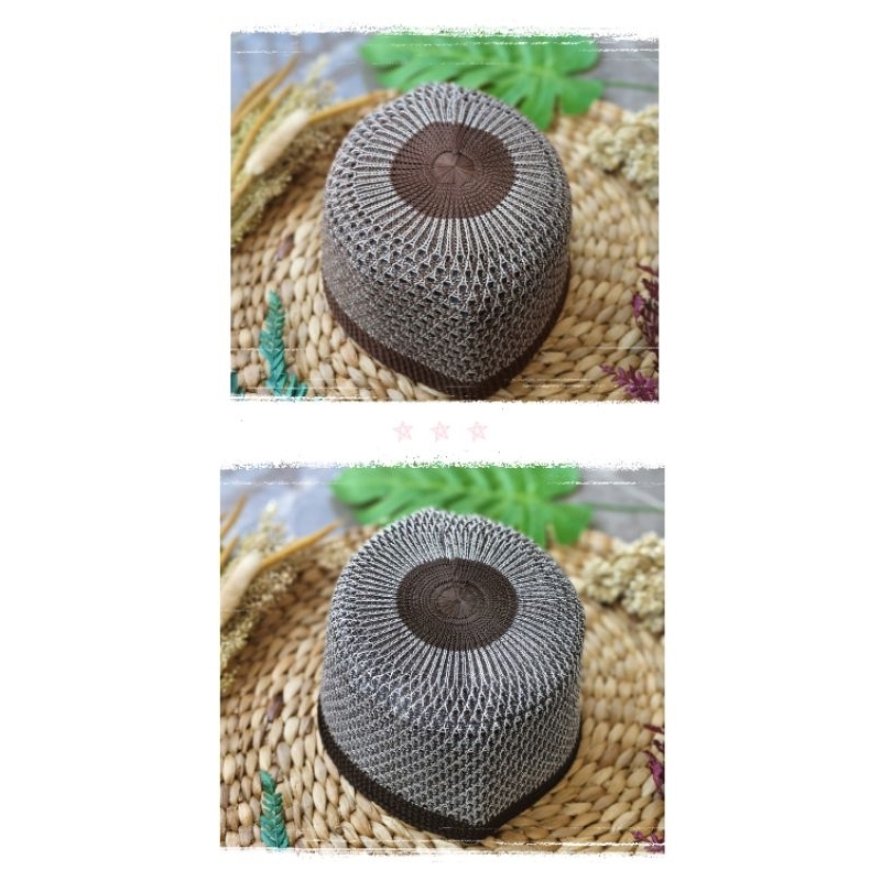Jual Peci Rajut Oval Songkok Kopiah Kopyah / Oleh-oleh Haji dan Umroh ...
