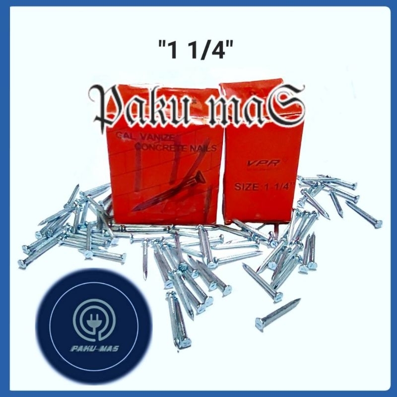 Jual Paku beton paku tembok ukuran 1 1/4 inch paku tembok ukuran 3 cm ...
