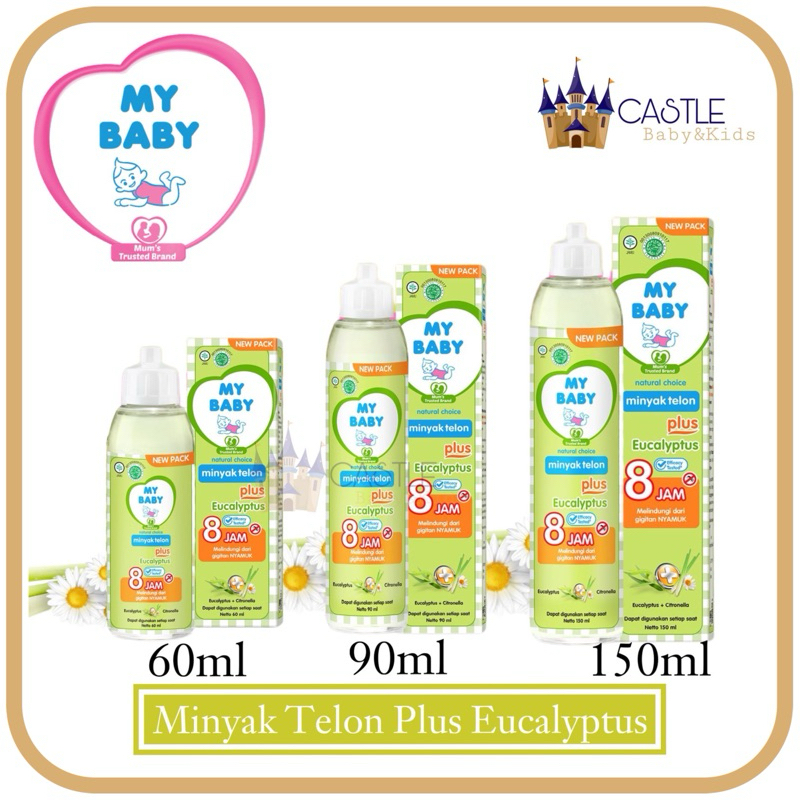 Jual My Baby Minyak Telon Plus Eucalyptus - Minyak Telon Mybaby 60ml ...