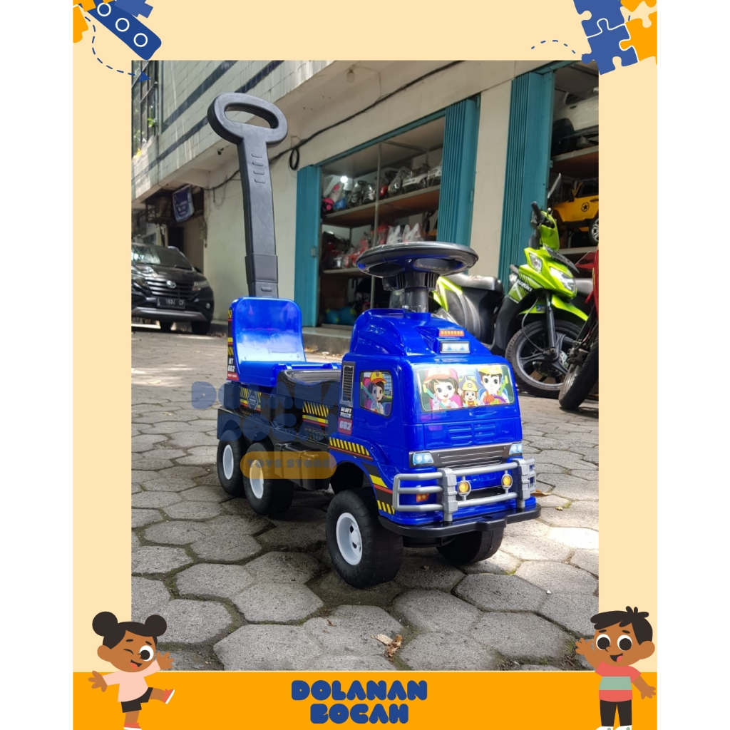 Jual MAINAN ANAK MOBIL-MOBILAN DUDUK MOBIL DORONG TRUK-SHP TRUCK HT 662 ...