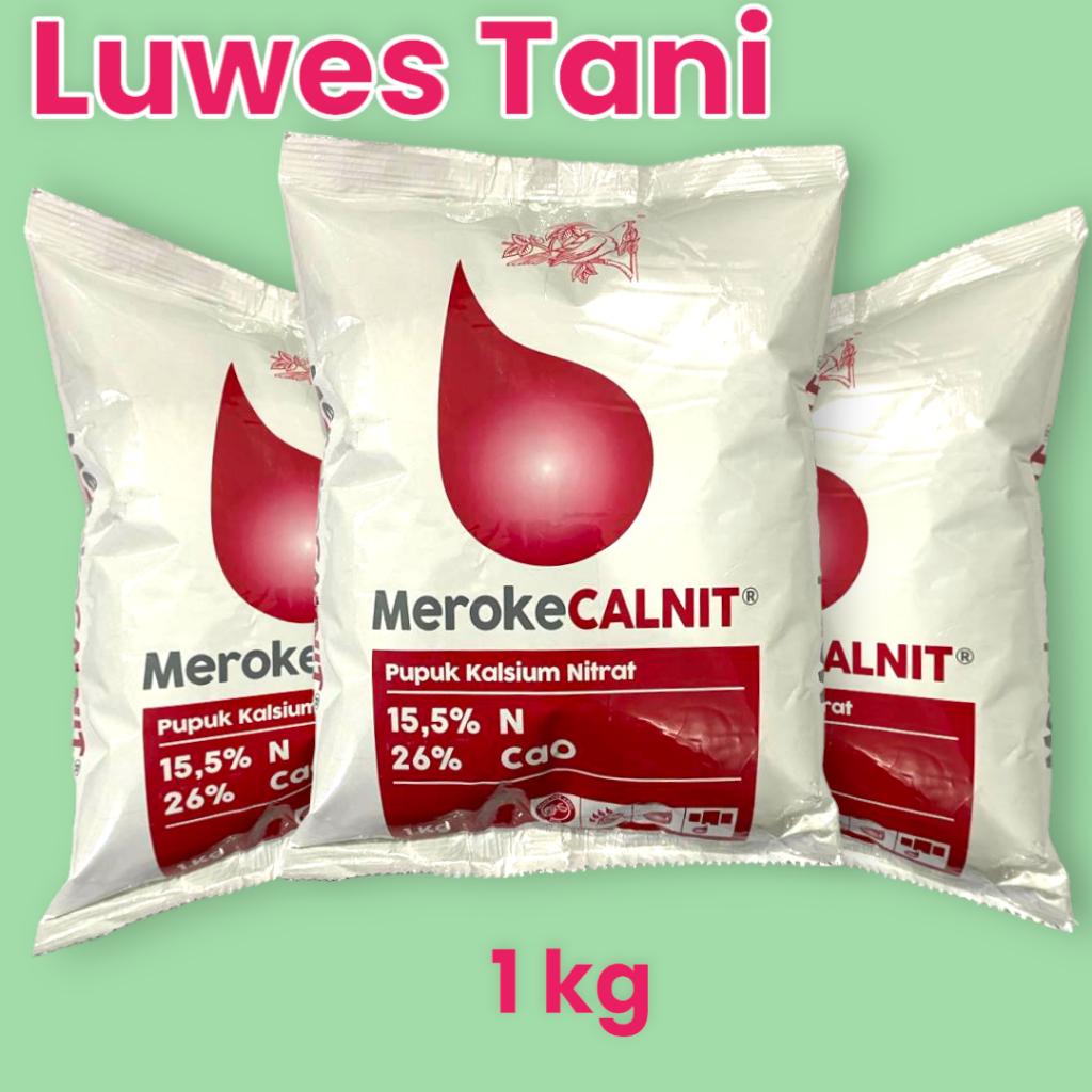 Jual Meroke CALNIT 1 kg (Asli kemasan Pabrik) Pupuk Kalsium Nitrat ...