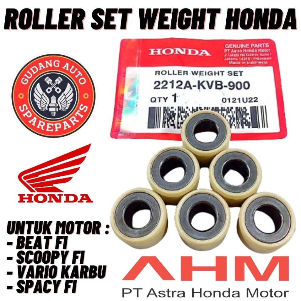 Jual ORIGINAL AHM ROLLER VARIO 110 KARBU BEAT Fi SCOOPY FI SPACY Fi ...