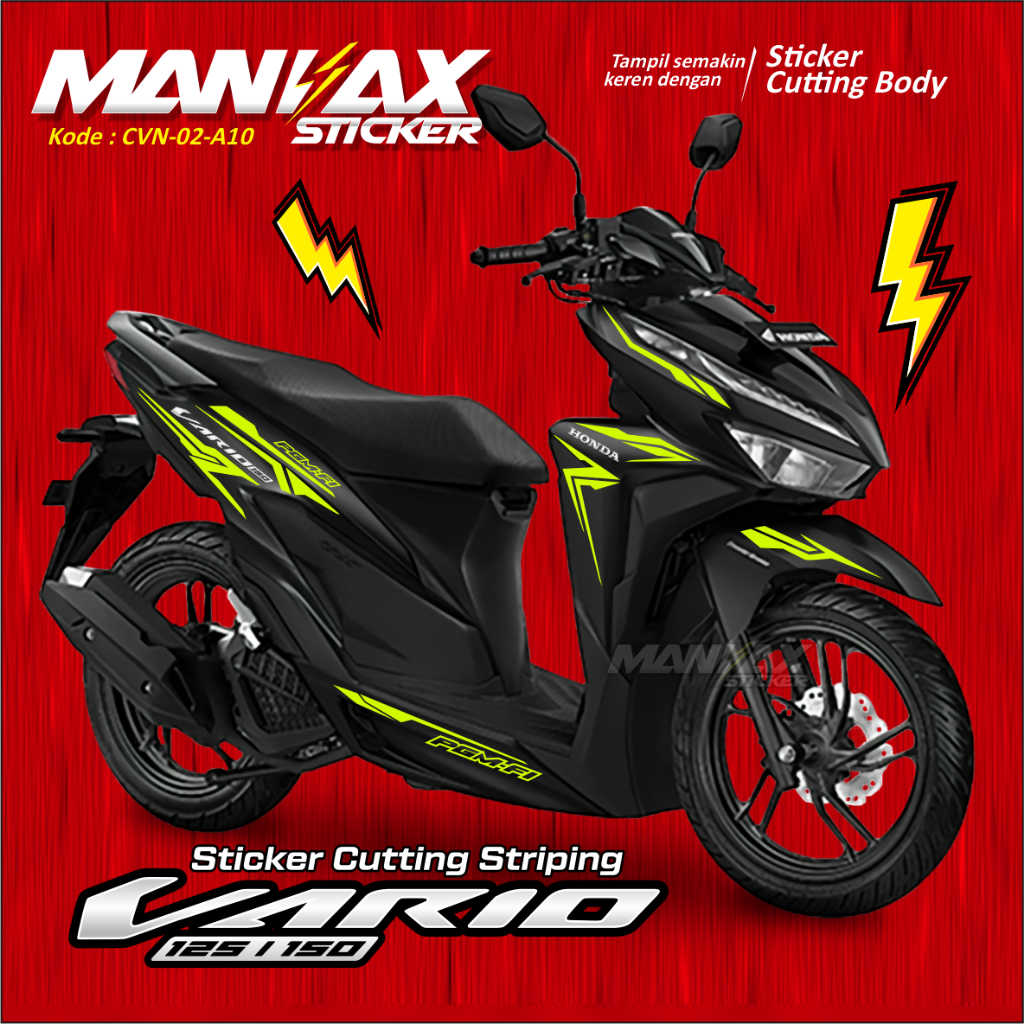 Jual [READY] Cutting Sticker Honda VARIO 150 STABILO - Stiker Vario 125 ...