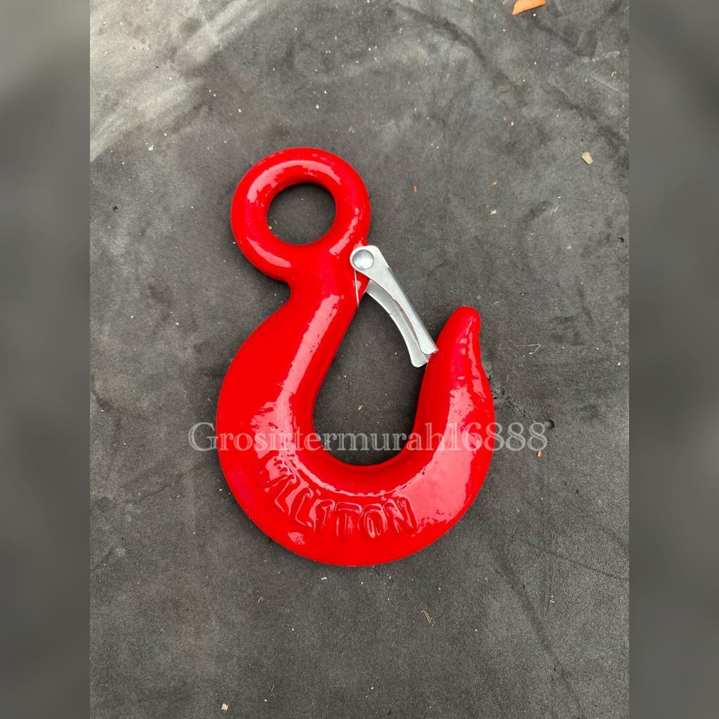 Jual Hook Eye Sling Hook Chain Hook Cantolan Katrol Takel 1Ton | Shopee ...