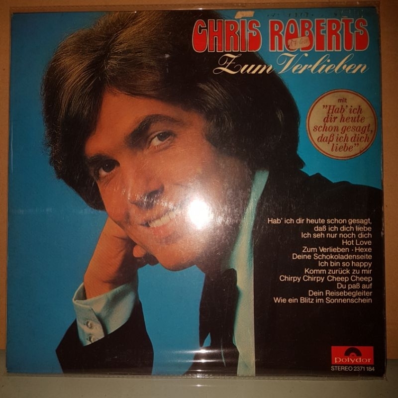 Jual Vinyl Piringan Hitam 12 inch Chris Roberts - Zum Verlieben ...
