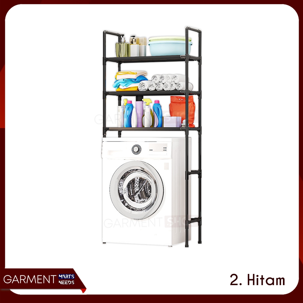 Jual Rak Mesin Cuci Kamar Mandi Susun Besar Toilet Portable Organizer ...
