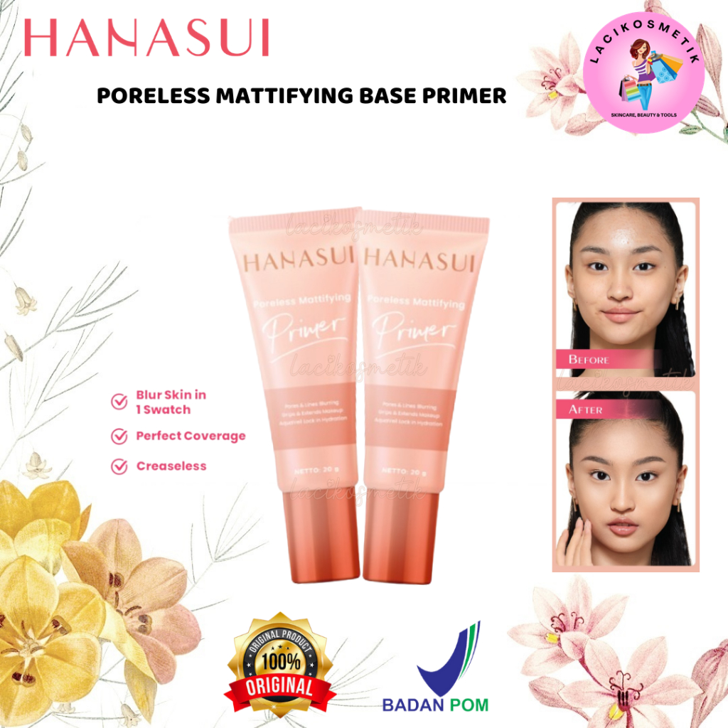 Jual LACIKOSME HANASUI PORELESS MATTIFYING PRIMER - BASE PRIMER MAKEUP ...