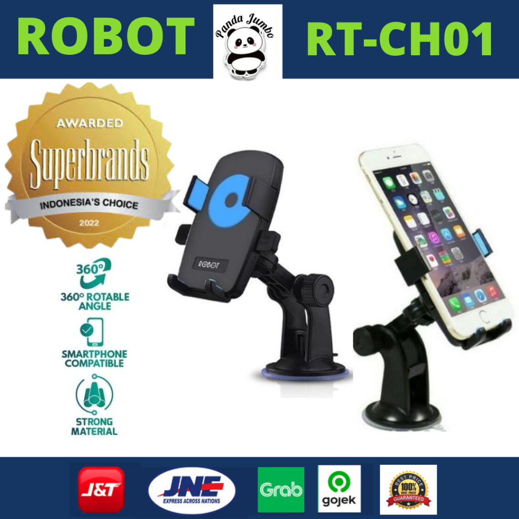 Jual Robot RT-CH01 360 Rotatable Car Stent BIRU+HITAM (PJ) | Shopee ...