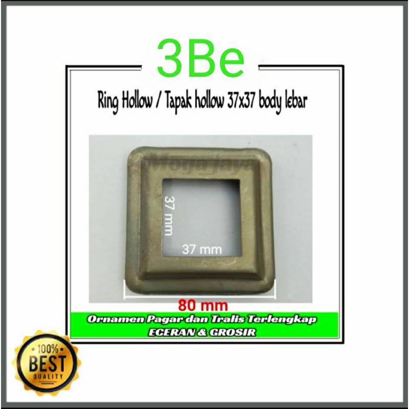 Jual Ring hollow 37x37 dan 35x35 body lebar tapak hollow minimalis aksesoris pintu pagar besi ...