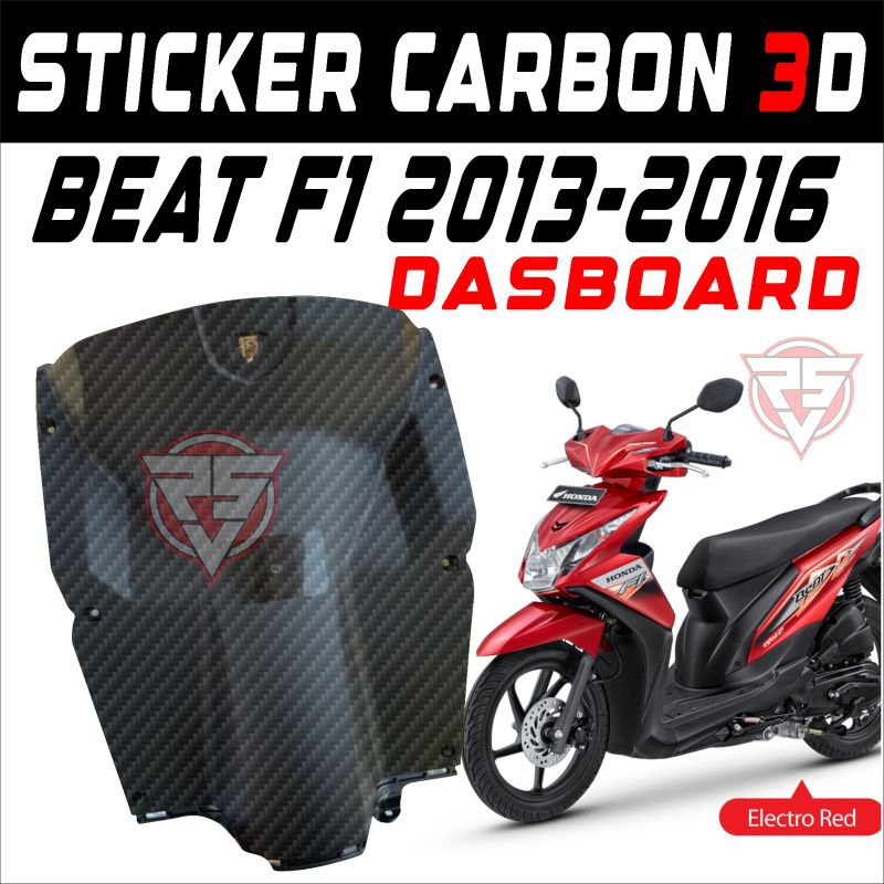 Jual Striping Sticker Pelindung Dashboard carbon 3D DOP beat F1 2013/ ...