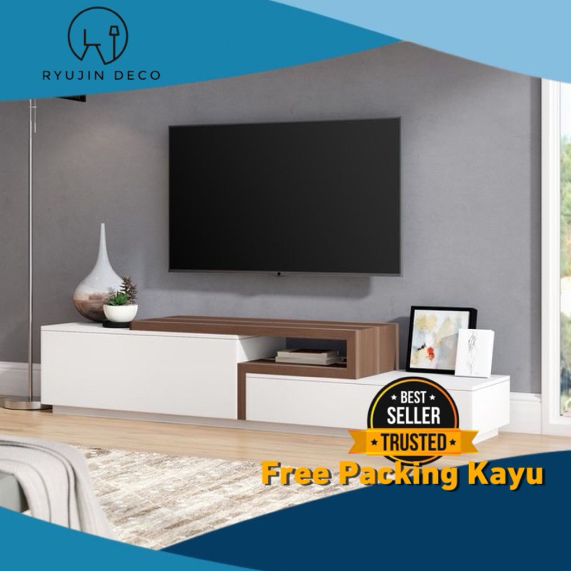 Jual Mejatv kabinet tv meja tv 2 laci mejatv 160cm meja tv murah meja ...