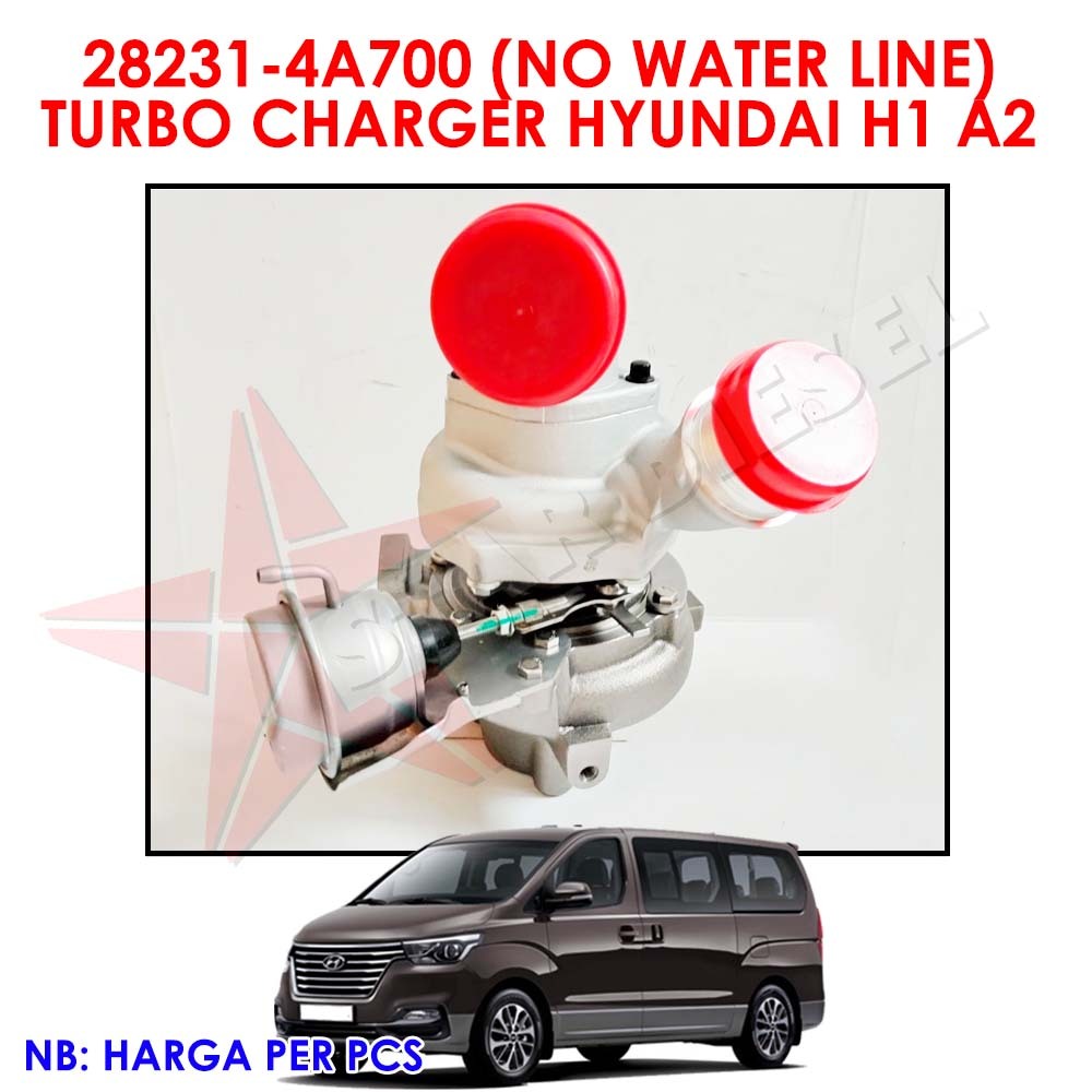 Jual TURBOCHARGER HYUNDAI 28231-4A700 NO WATER LINE TURBO CHARGER ...