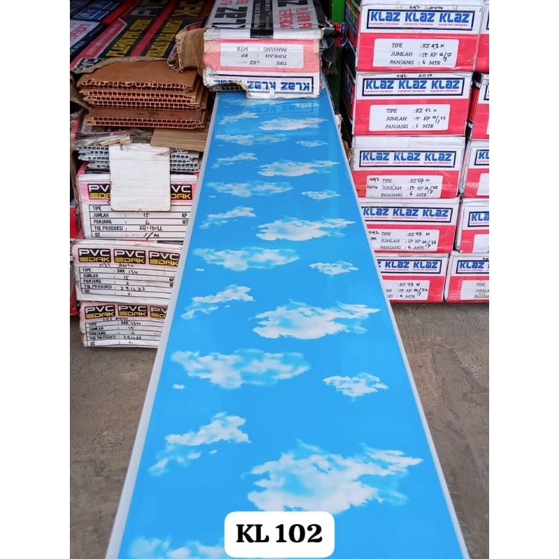 Jual Plafon Pvc Motif Awan Glossy | Shopee Indonesia