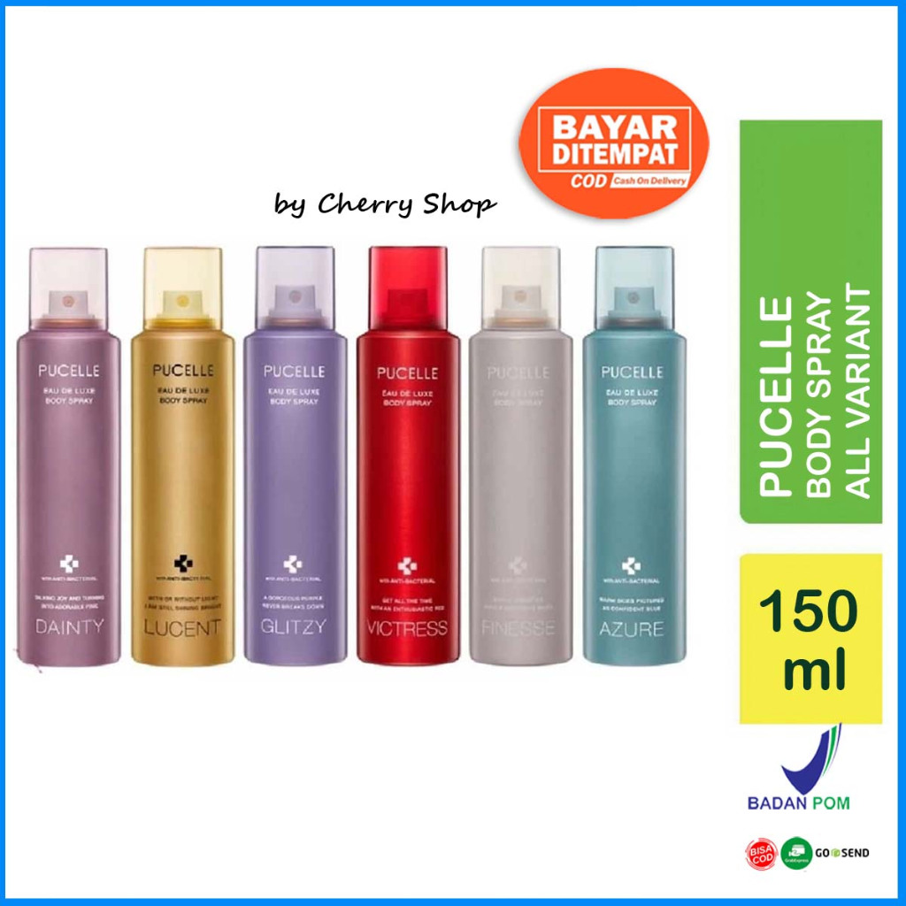 Jual [LUAR PULAU SUMATERA WAJIB KARGO] Pucelle Body Spray 150 ML ...