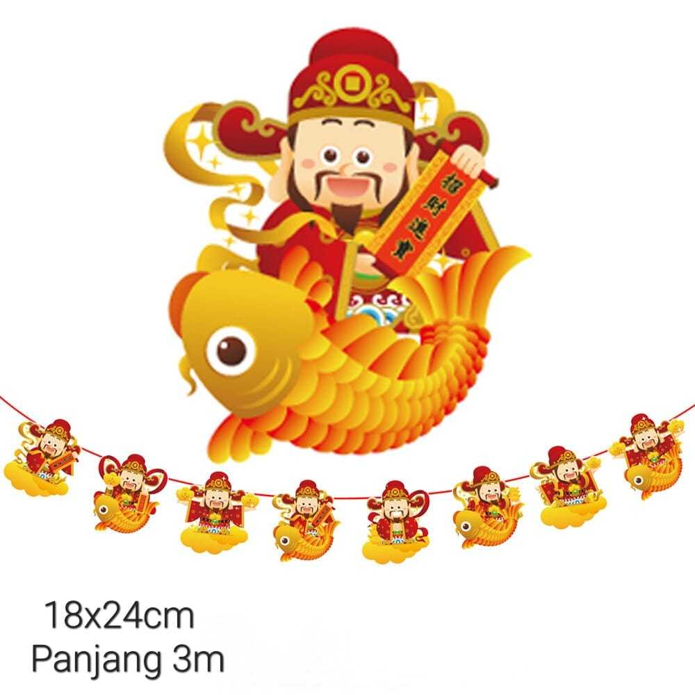 Jual Garland Imlek Tahun Naga 2024 Slinger imlek Lucu varian banyak ...