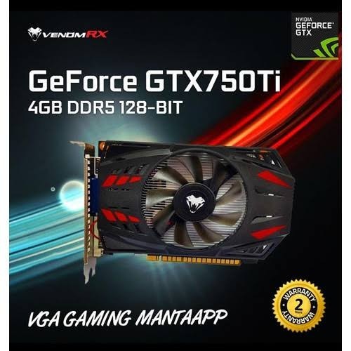Jual VGA VenomRX Geforce GTX 750 Ti 4GB DDR5 - Venom RX GTX 750Ti ...