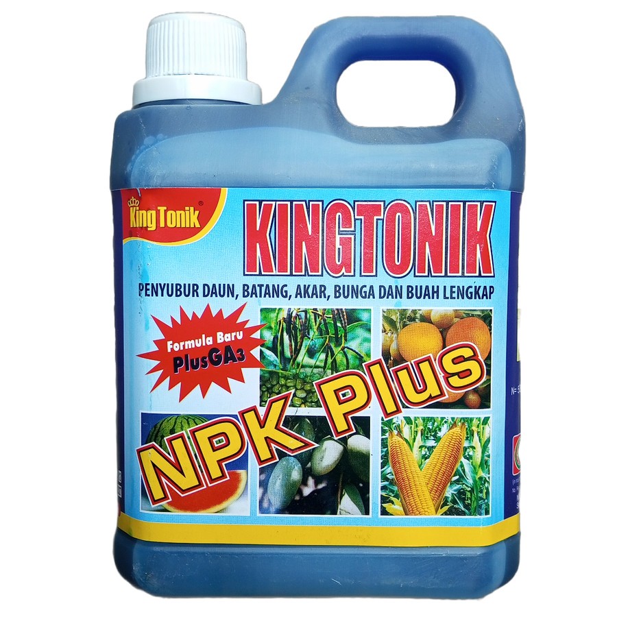 Jual Pupuk Kingtonik NPK Plus Cair (1 liter) CV Agro Jaya Octaviant | Shopee Indonesia