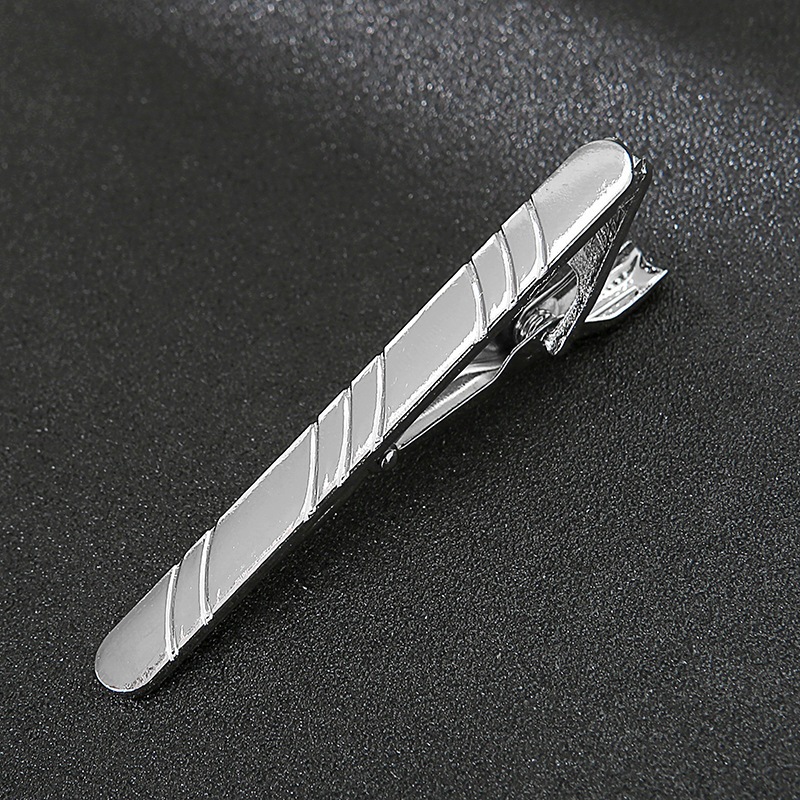 Jual SI - Pin Tie Premium Jepit Dasi Silver Penjepit dasi Grosir ...
