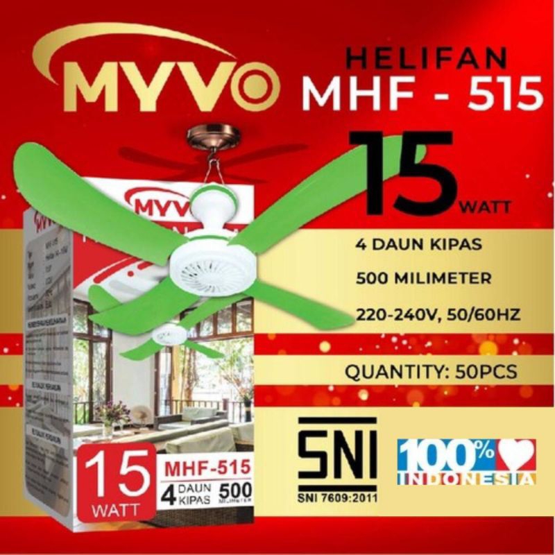 Jual Helifan 15 watt, 30 Watt, 40 Watt 45Watt -Kipas Angin Gantung Mini ...