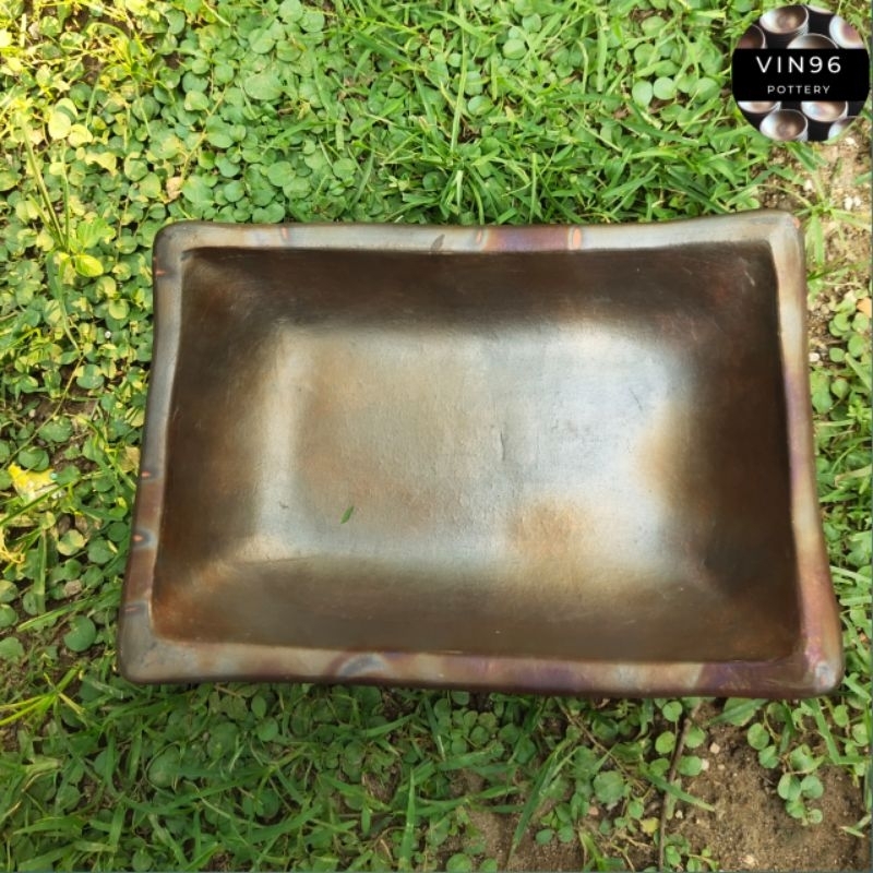 Jual Piring kotak D23cm gerabah tanah liat | Shopee Indonesia