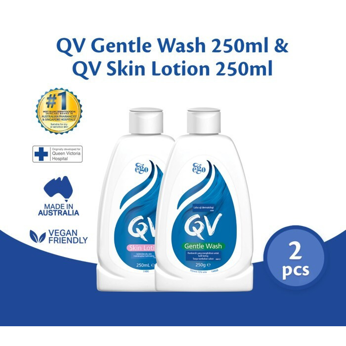 Jual QV Skin Lotion 250 ml Hydration Kit ( Free Qv Gentle Wash 250 Gr ) | Shopee Indonesia