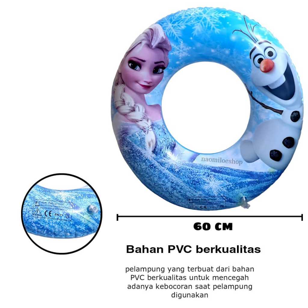 Jual Ban Renang Elsa Frozen 60 Cm pelampung renang ban renang anak ...