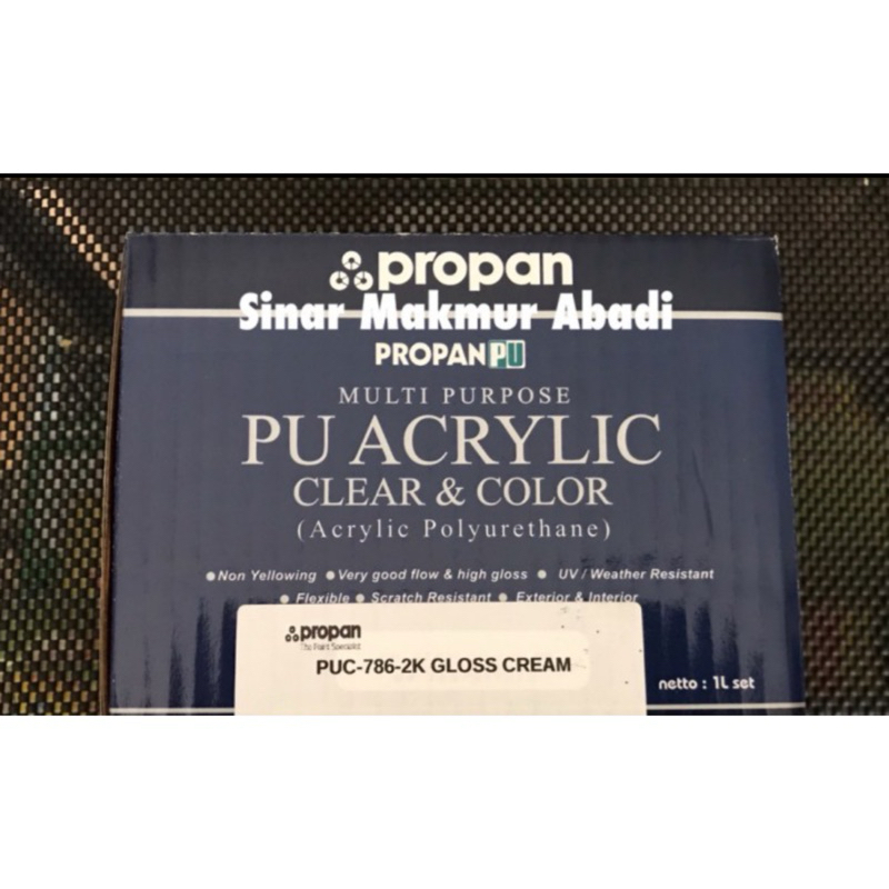 Jual Propan Pu Acrylic 1 Liter/SET CAT MULTIPURPOSE(SEMUA MEDIA) WARNA ...