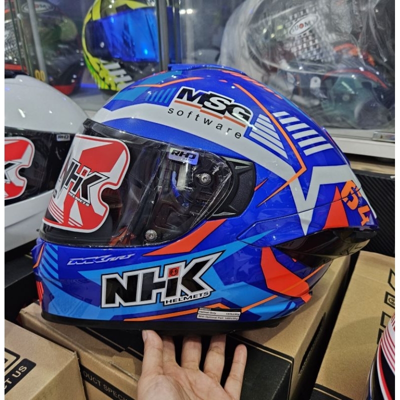 Jual HELM NHK MARK 1 GP EDITION ORIGINAL NHK FULLFACE | Shopee Indonesia