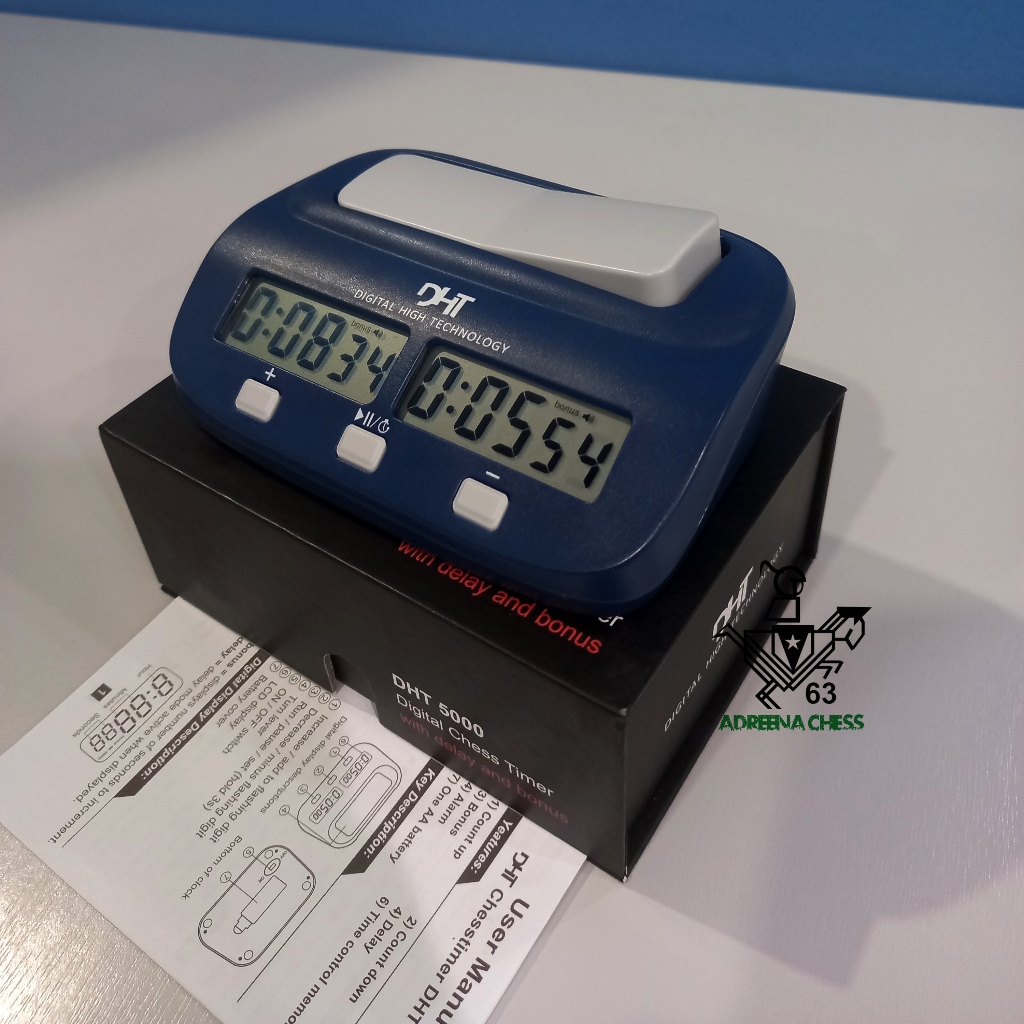 Jual New Chess Timer Digital High Technology Jam Catur DHT 5000 Standar ...