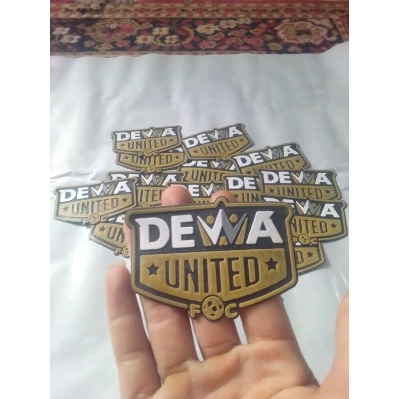 Jual logo dewa united patch Rubber press timbul elastis 2024 | Shopee ...
