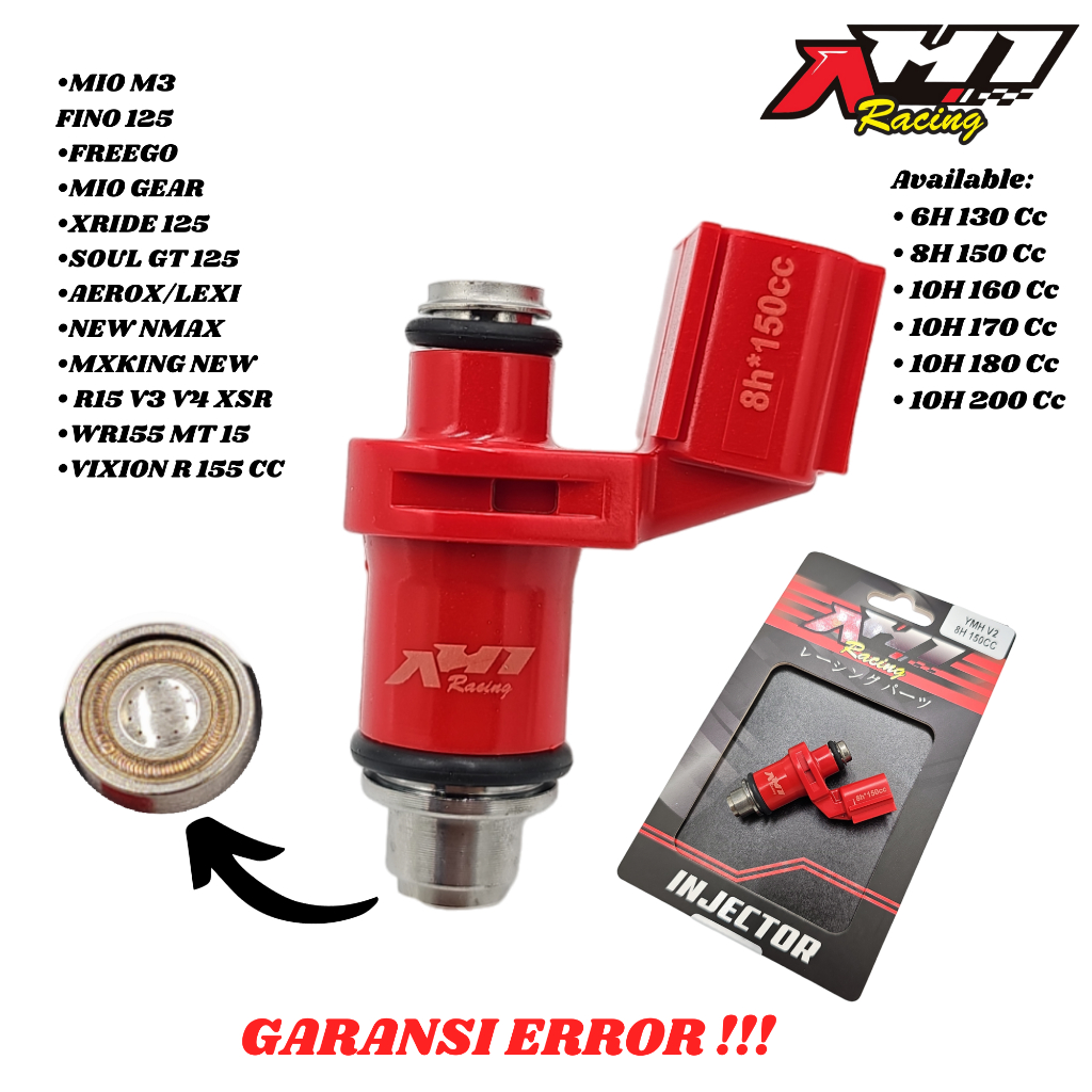 Jual INJECTOR INJEKTOR AH1 RACING MXKING NEW V2 NEW NMAX AEROX lOLD ...