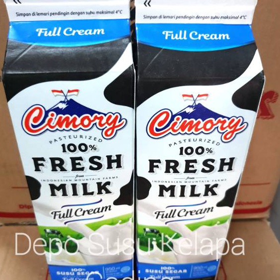 Jual MEGA SALE Susu Cimory Plain FULL CREAM 1 Liter Fresh Milk ...