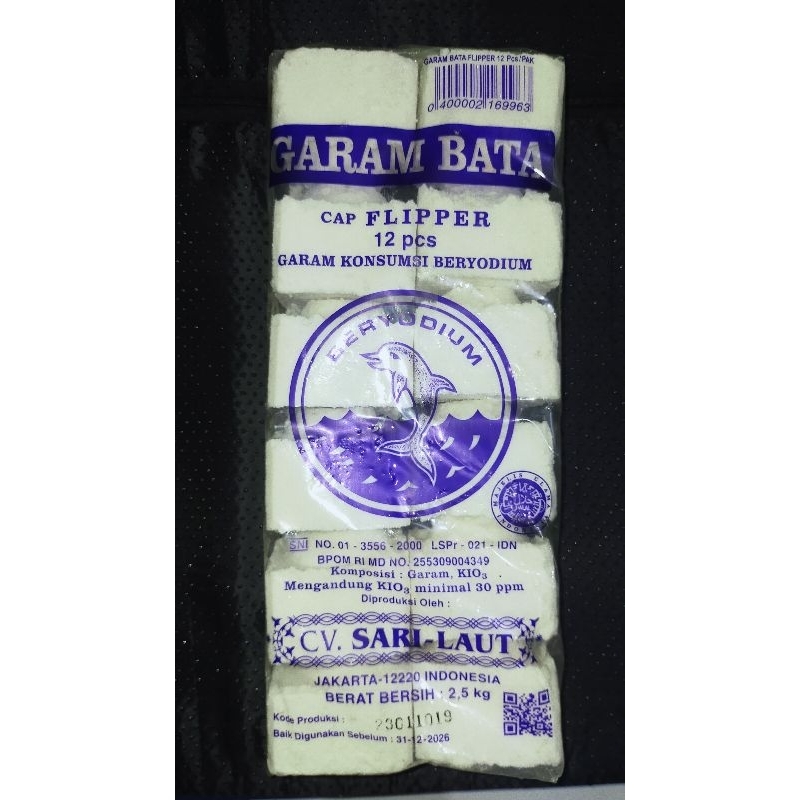 Jual Garam Bata Flipper Isi 12 blok | Shopee Indonesia