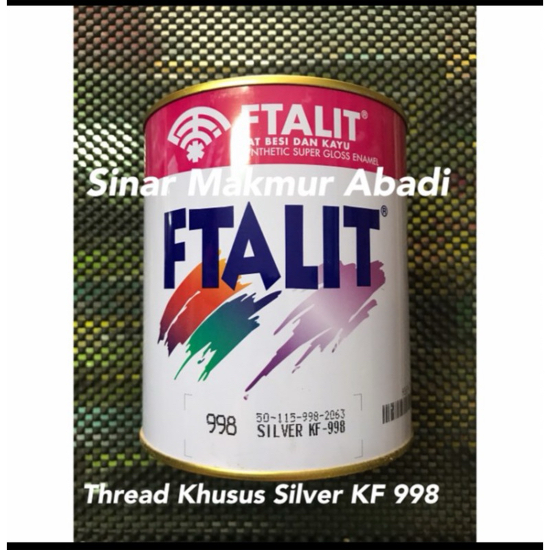 Jual Ftalit Cat Kayu Dan Besi Khusus Warna SILVER GLOSS | Shopee Indonesia
