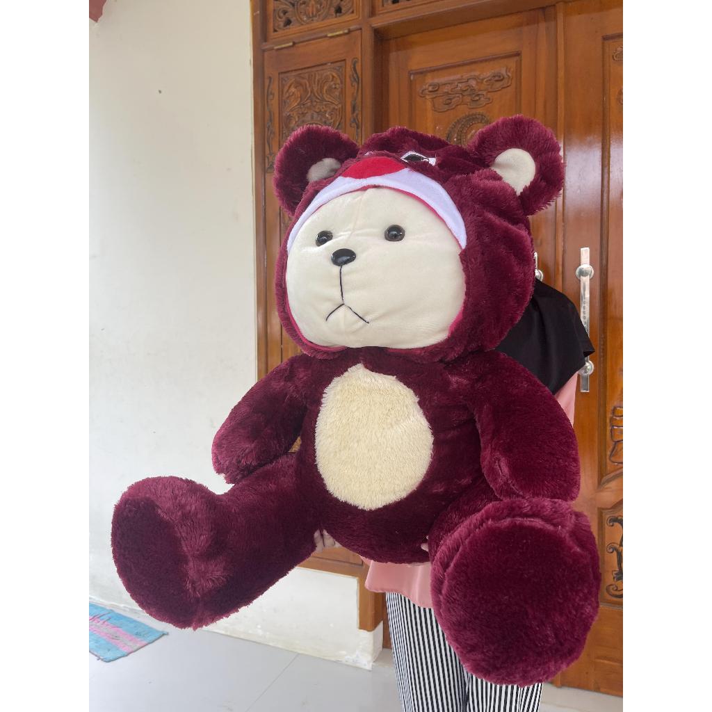 Jual Boneka Hoodie Jumbo Hodie Lotso Lucu Mainan Boneka Kado Ulang ...